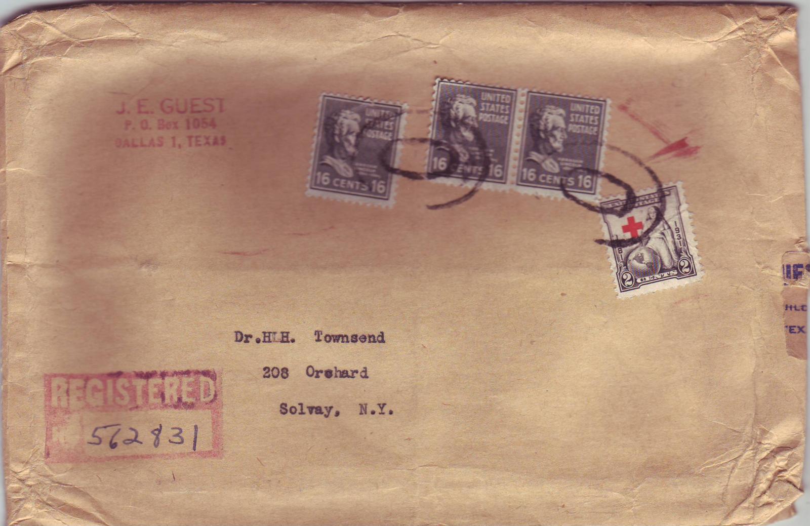 Covers, United States Postal History