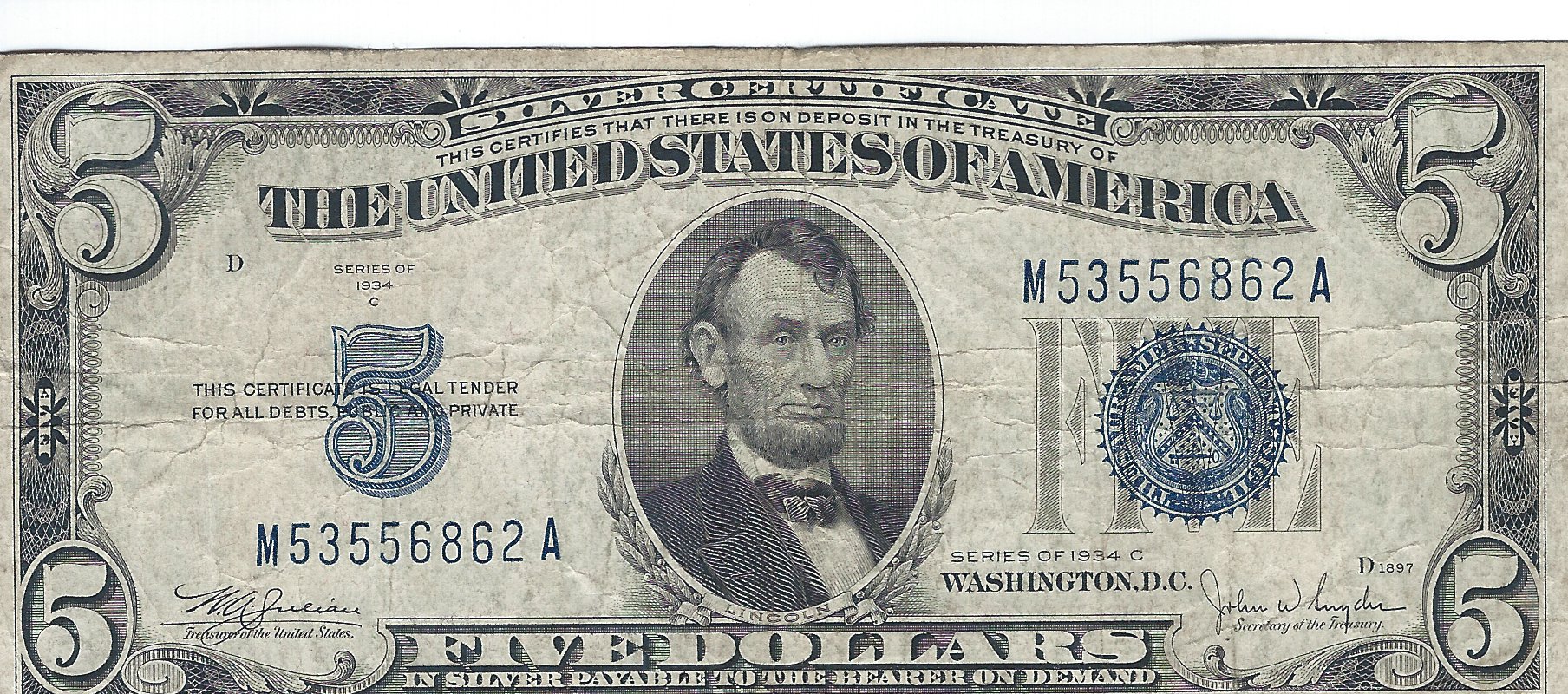 Banknotes, United States